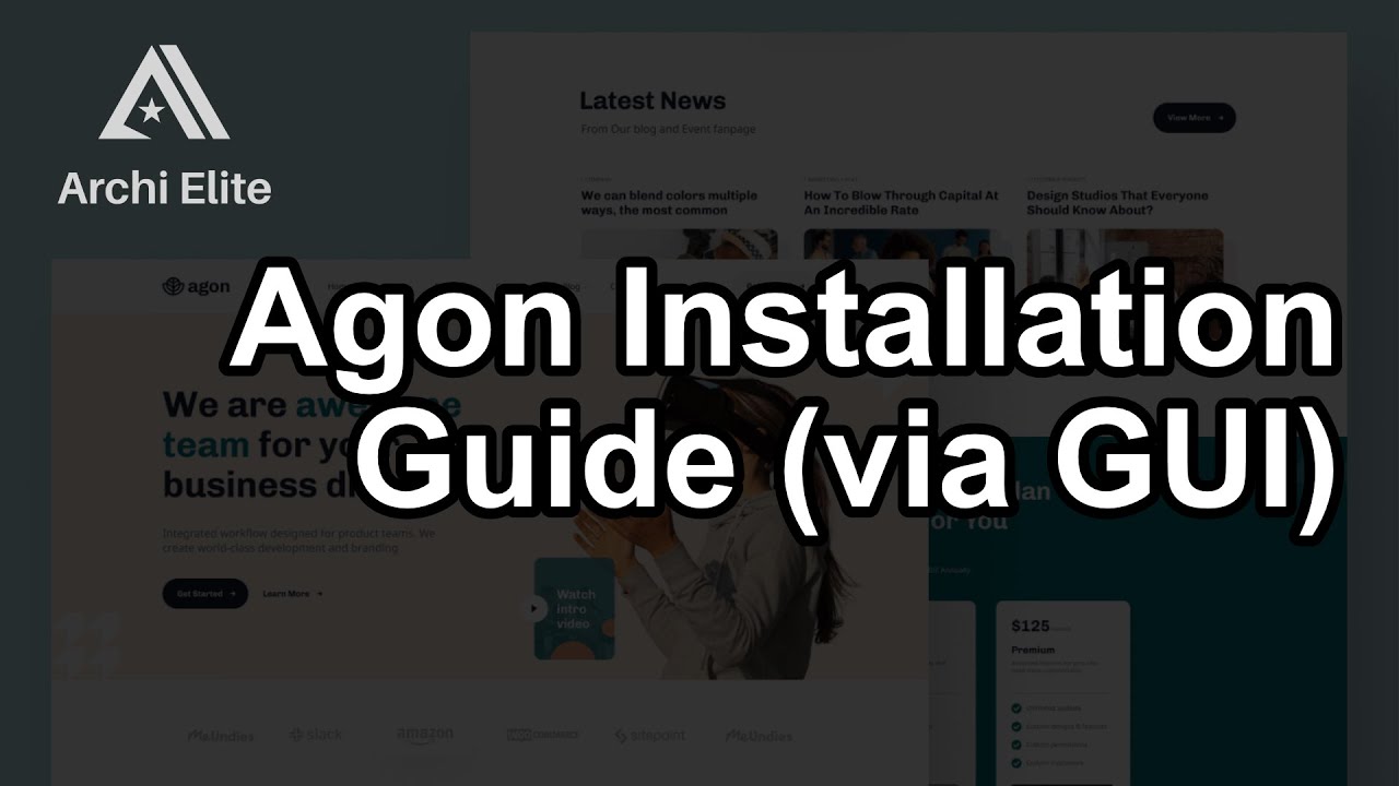 Agon Installation Guide (Via GUI) -  Archi Elite