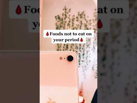 Foods not to eat on your period ????♀️