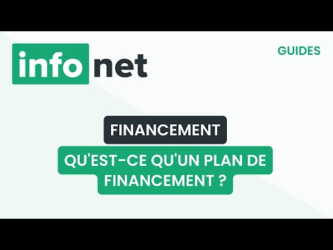 Qu'est-ce qu'un plan de financement ? (définition, aide, lexique, tuto, explication)