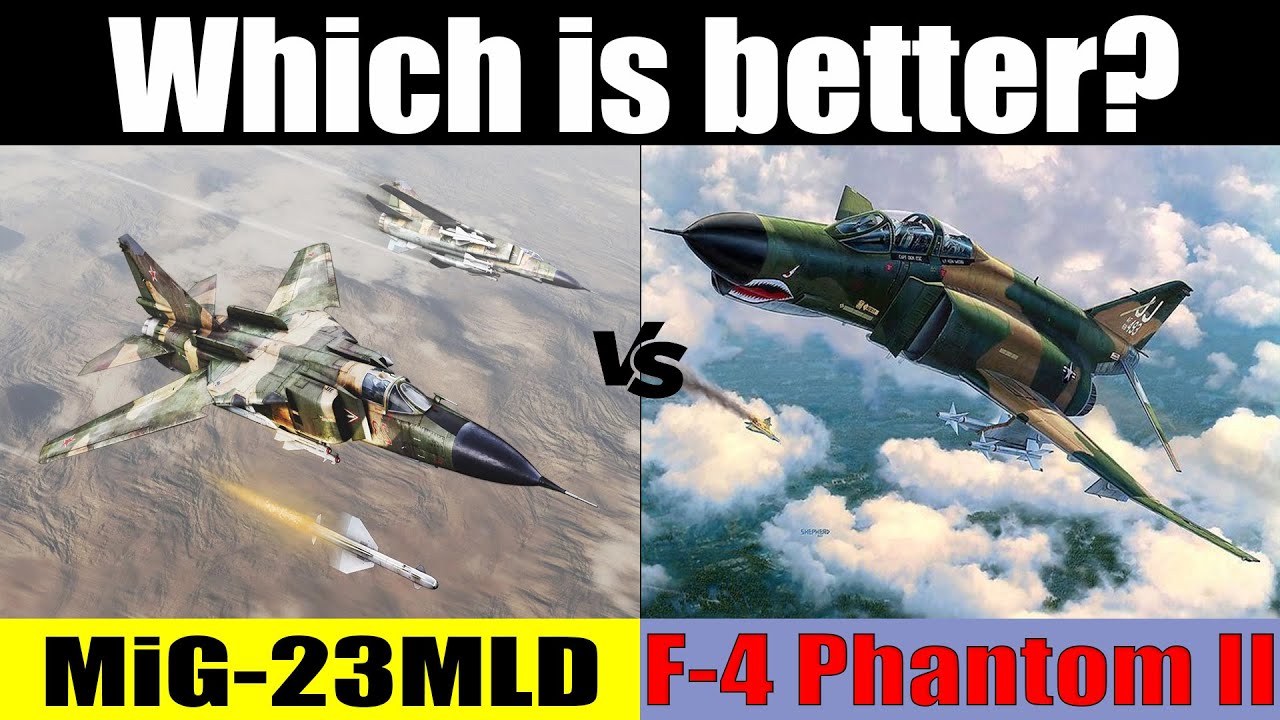 F-4 Phantom vs Mig-23: Which is better?