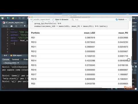 Learn Exploratory Data Analysis with R Leveraging R Markdown Notebooks | packtpub com - Mind Luster