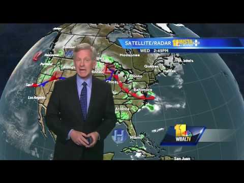 Chance for hit-and-miss showers Thursday