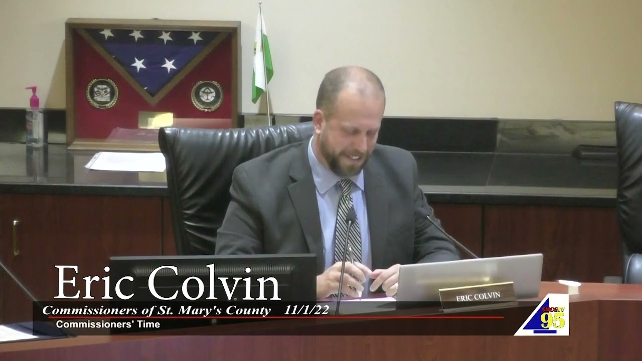 Commissioners Time 11/1/22 - Colvin