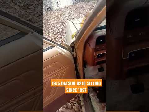 1975 DATSUN B210 SITTING SINCE 1997 SEE COMMENTS FOR DETAILS & THANKS FOLKS 🤠