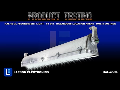 HAL-48-2L Fluorescent Light - C1 D II - Hazardous Location Areas - Multi-voltage