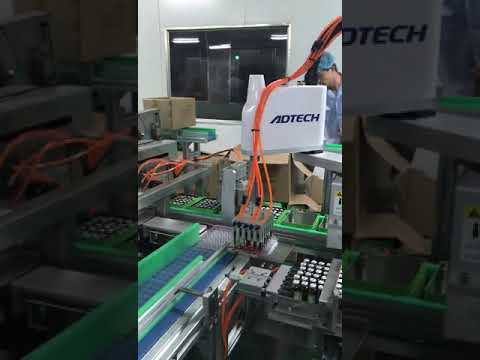 STEP/ADTECH SCARA for medicine line gripping and assembly