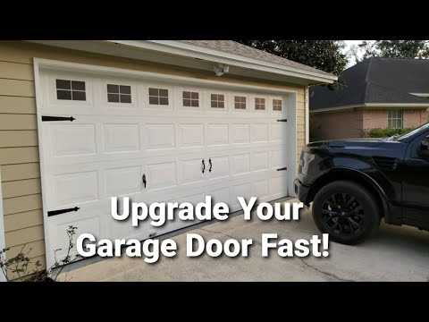 UPGRADE your Garage Door for CHEAP 10 minutes!