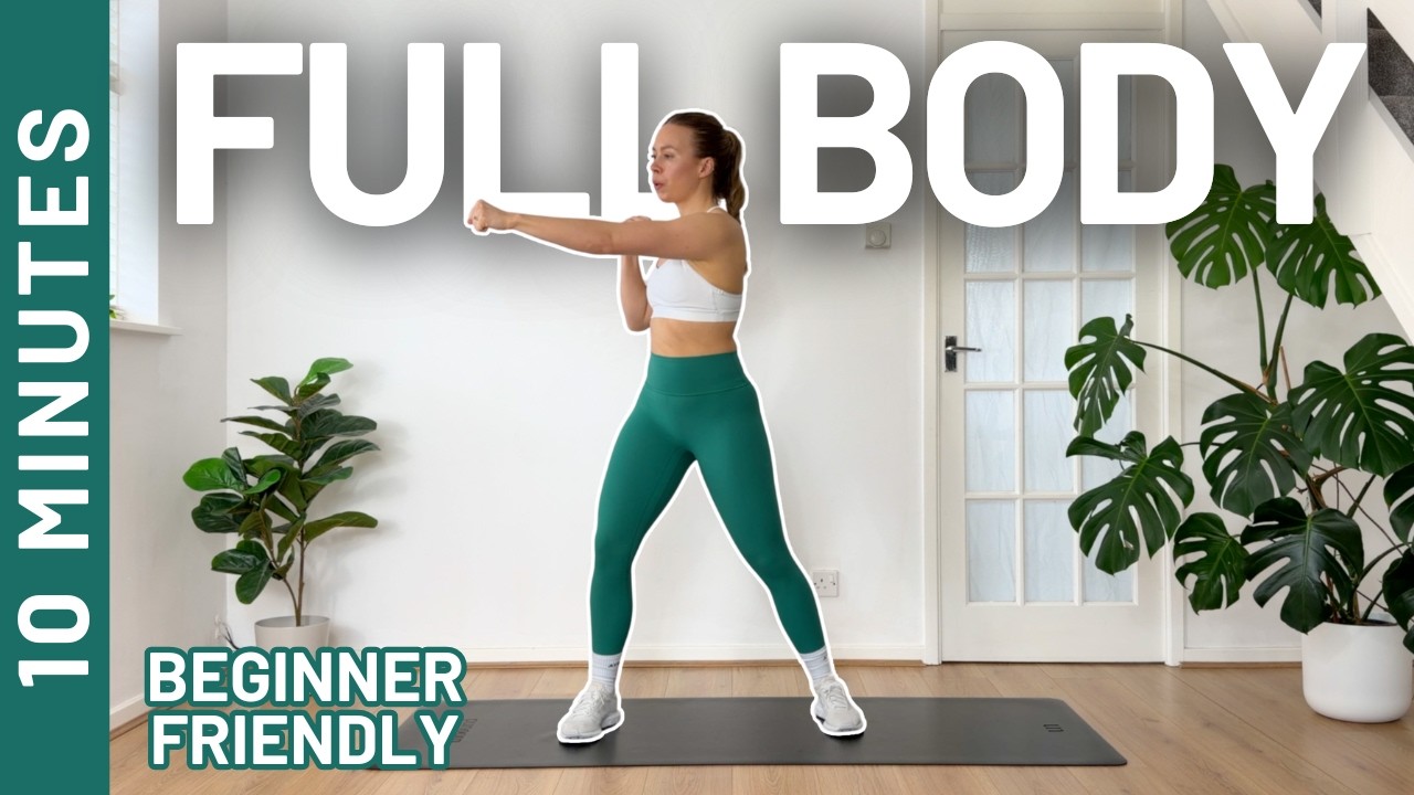 10 MIN FULL BODY WORKOUT - No Equipment (Beginner Friendly)