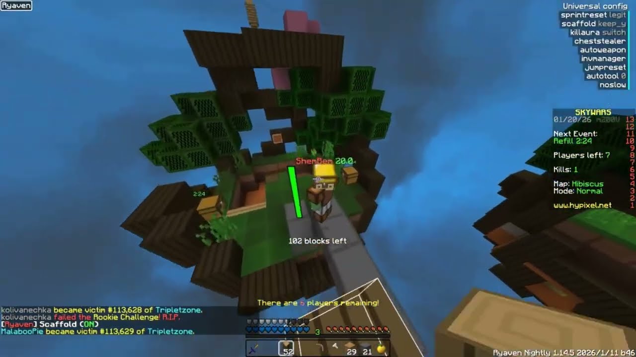 Hack Client Dominates Hypixel - Ryaven