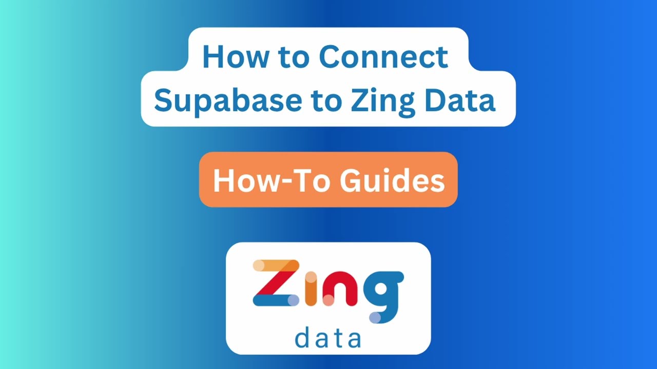 Zing Data Supabase Demo