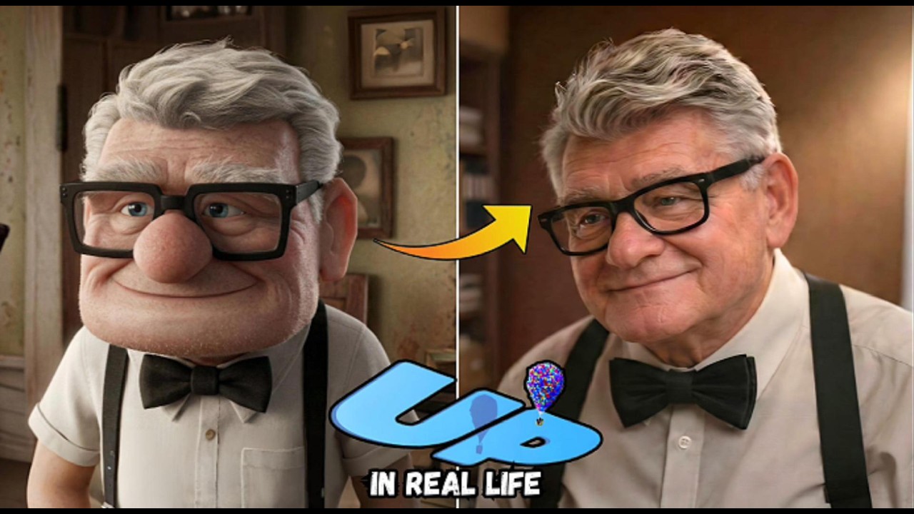 🎈 What If UP Was Live Action? | AI Transformation That Looks 100% Real