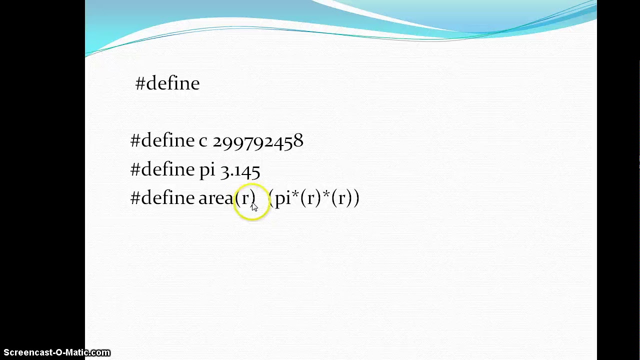 C Preprocessors and macros in Code Blocks....