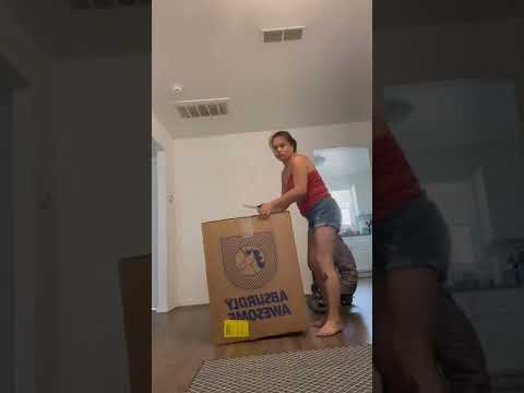Unboxing my new purchase, Bean bag chair
