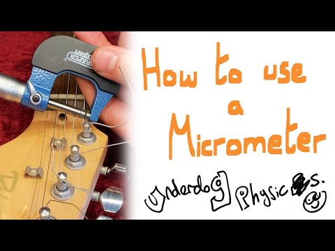 How to use a Micrometer Screw Gauge - A Level Physics