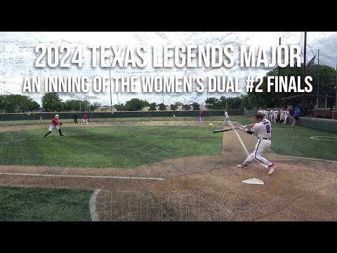 An inning of the Women's Dual #2 Championship - 2024 Texas Legends Major!