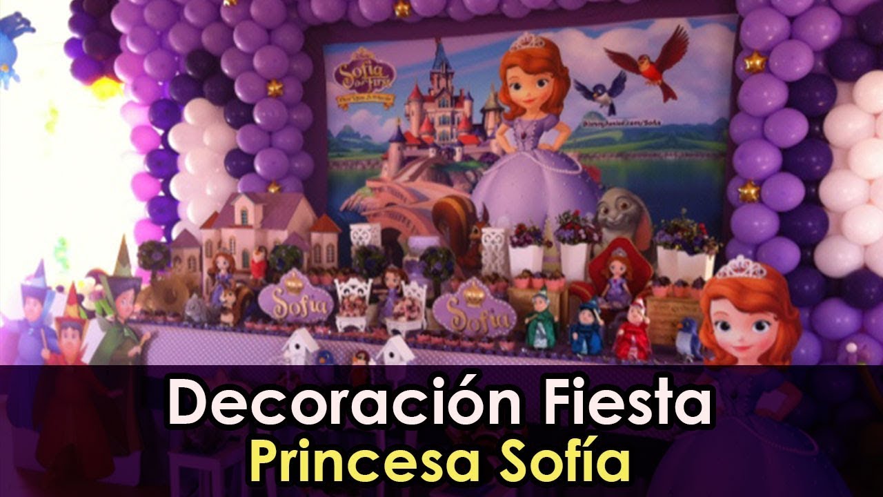 Decoracion Fiesta Princesa Sofia
