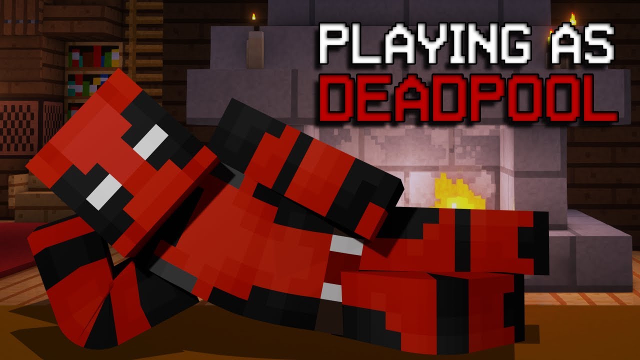 PLAYING AS DEADPOOL IN MINECRAFT | Custom Mod Adventure