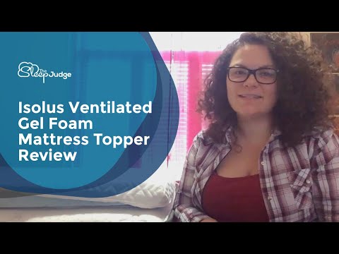 Isolus Ventilated Gel Foam Mattress Topper Review | The Sleep Judge's Blog