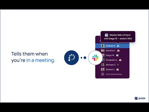 Pulse - Automatic Status | Zoom App Marketplace (Demo)