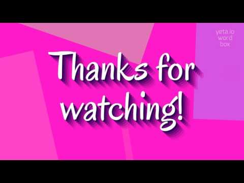 How to say "endothermic"! (High Quality Voices)