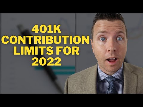 401k Contribution Limits for 2022 || 5.1% Increase in 401k Contribution Limit