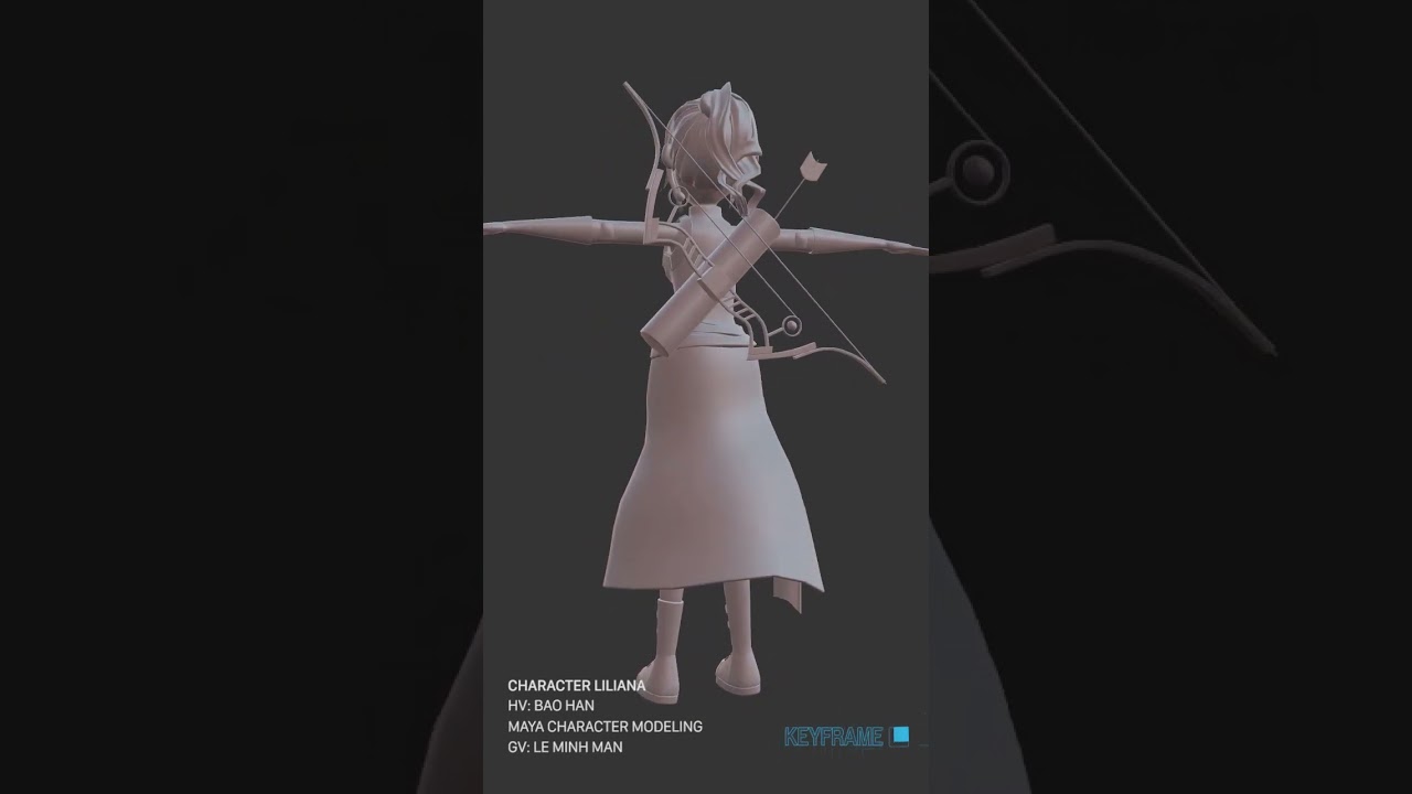 Khoá học Maya Character Modeling - Keyframe