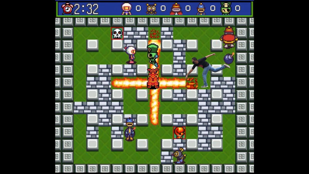 Super Bomberman 5 on SNES Super Nintendo Emulator of PC Windows