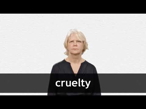CRUELTY definition and meaning | Collins English Dictionary