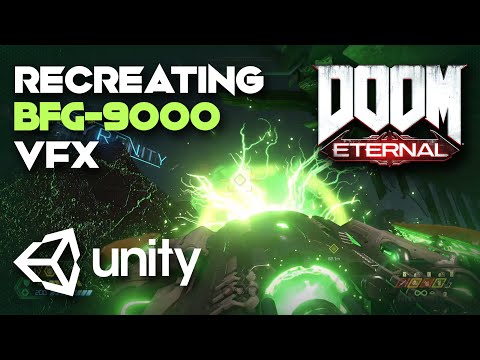 Recreated the BFG-9000 shot from DOOM ETERNAL in Unity! - Real Time VFX