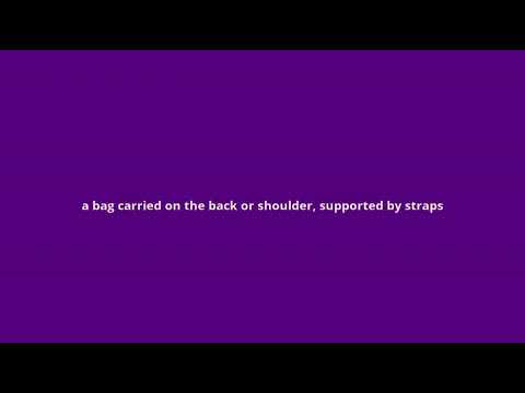 what is the meaning of rucksack