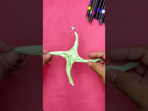 Boomerang ninja star ⭐️/ how to make paper ninja star / paper craft #diy #shorts #craft #shortvideo