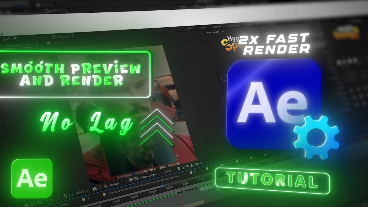 Optimize After Effects for fast Render/Preview Time - After Effects Tutorial