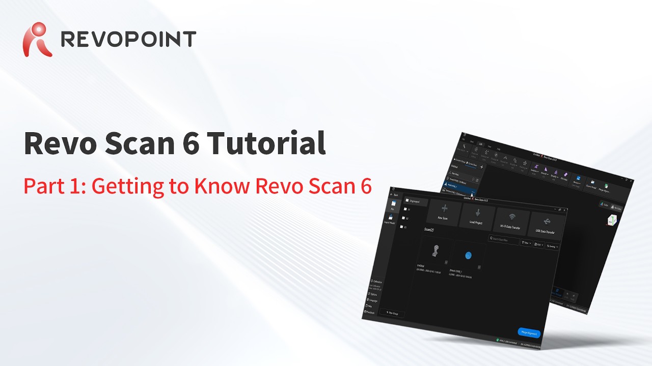 Revo Scan 6 Tutorial - Part 1: An Introduction to the Software