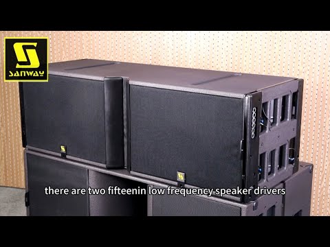 K1 Dual 15 Inch 3 Way Passive Line Array Loudspeaker System for Outdoor Concert