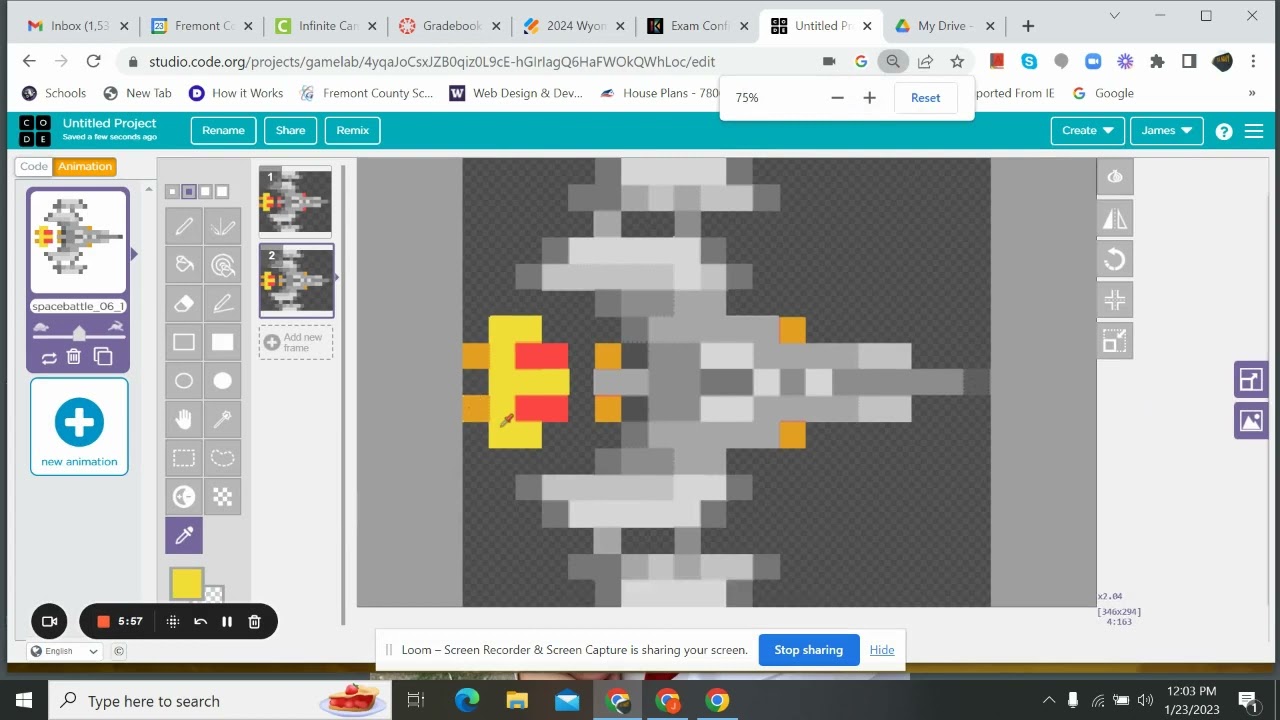 Code org: CSD Unit 3 Tips and Tricks Sprite Animations Space Invaders
