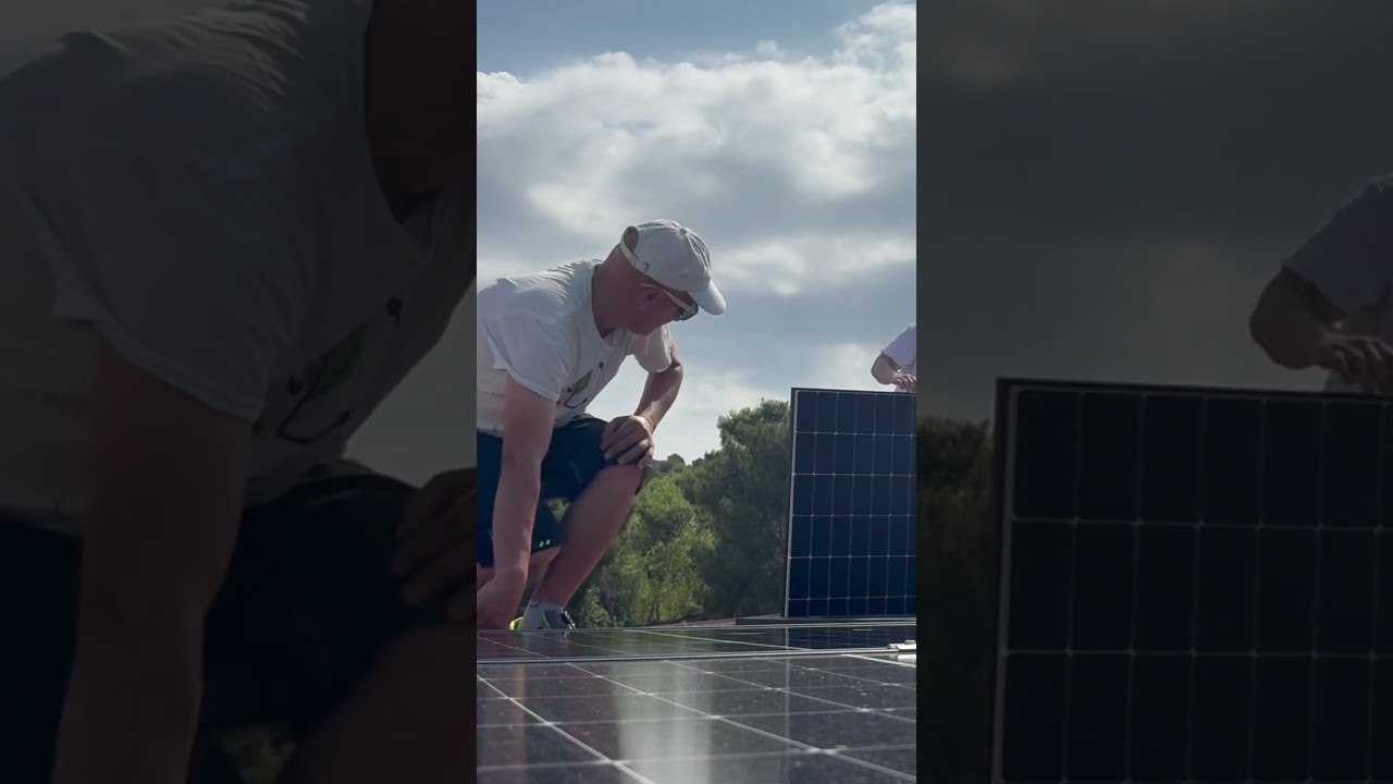 Clean energy for the only restaurant on Grgur 🌍☀️”