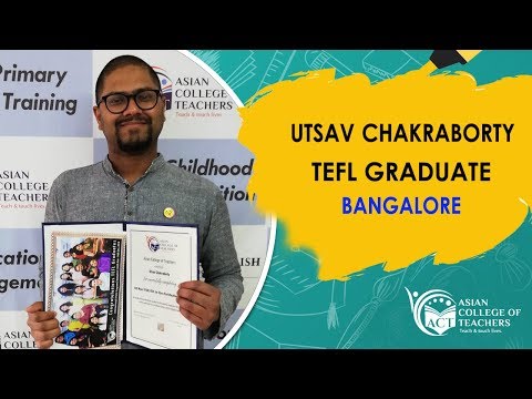 Teachers of TEFL at ACT in Bangalore make sure that you get the best