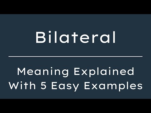 What does Bilateral Mean? Bilateral Meaning in English With 5 Example Sentences
