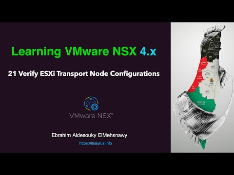 21 Verify ESXi Transport Node Configurations – ITSaurus