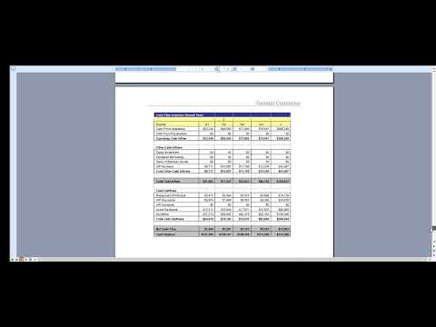 General Contractor Business Plan