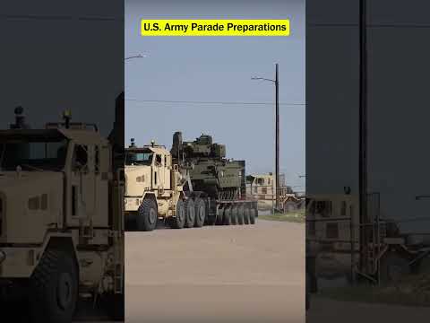 🇺🇸 U.S. Army 250th Anniversary Parade Preparations in Washington!