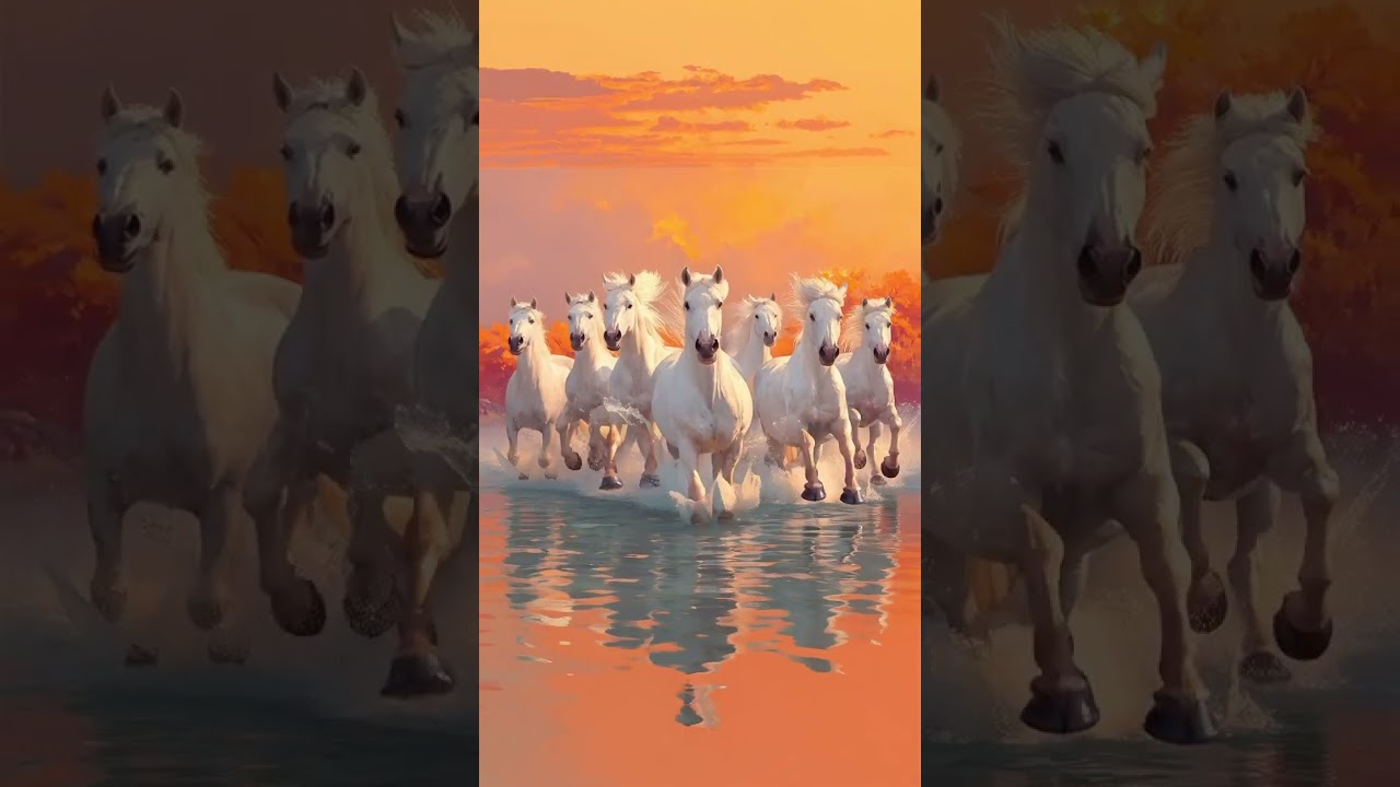 vastu wall art :7 horses of success 🏆💪 feel the power of seven horses🐎galloping into your life.
