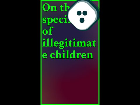Talking about the archaic use of bastard to mean “illegitimate child”, it is not specifi... #shorts