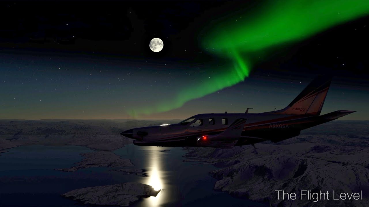 Northern Lights/Aurora Borealis - World Photographer & Screenshots - Microsoft Flight Simulator ...