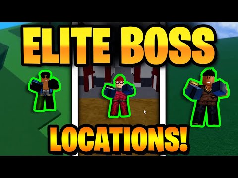BOSS LOCATIONS - BLOX FRUITS (Read Desc)