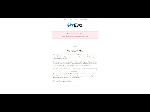 Ytmp3.cc is Broken