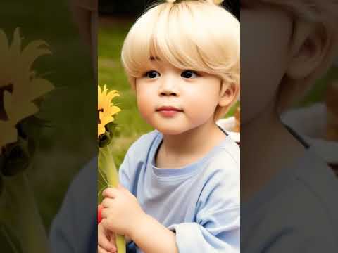 BTS member AI baby pics ๐๐๐