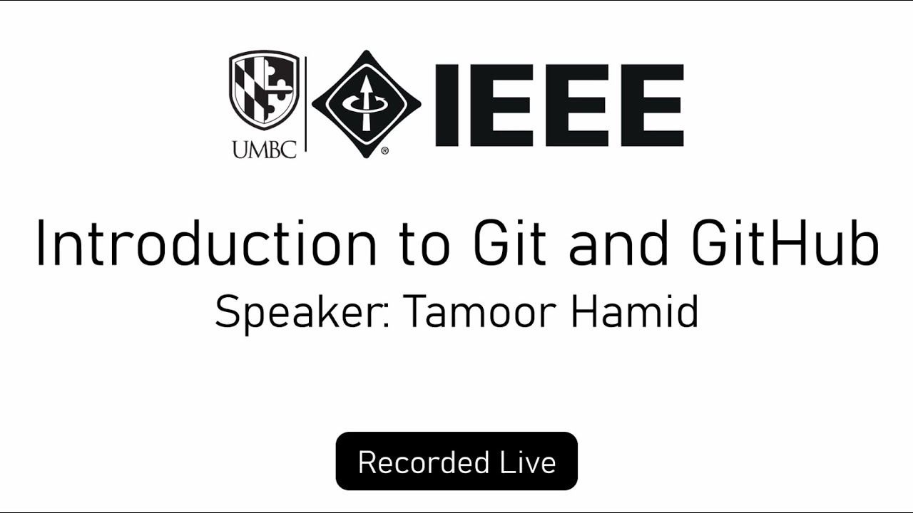 An Introduction to Git and GitHub