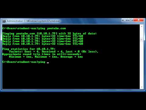 cmd ping test