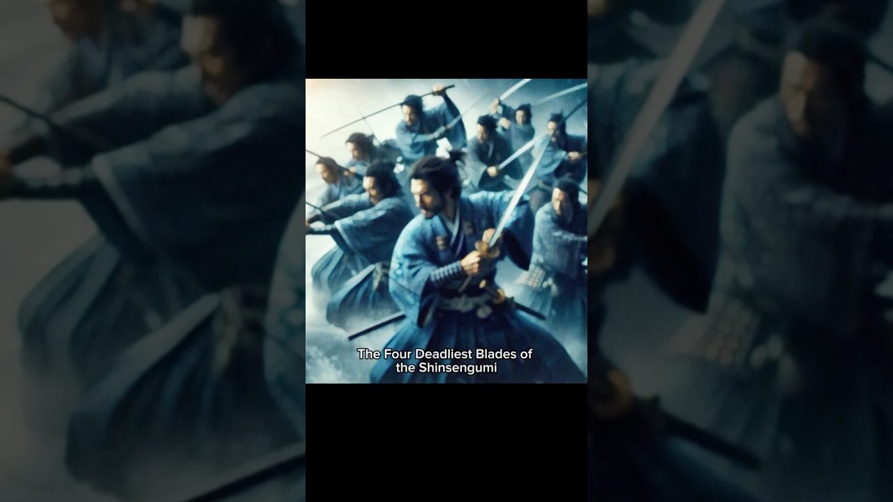 The Four Strongest Swordsmen of the Shinsengumi #japaneseculture #history #japan #samurai